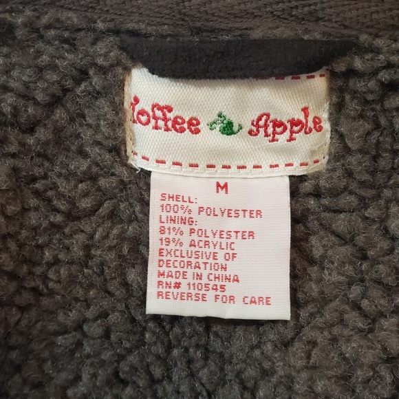 Toffee & Apple | Jackets & Coats | Vintage Toffee Apple Brown Sherpa ...